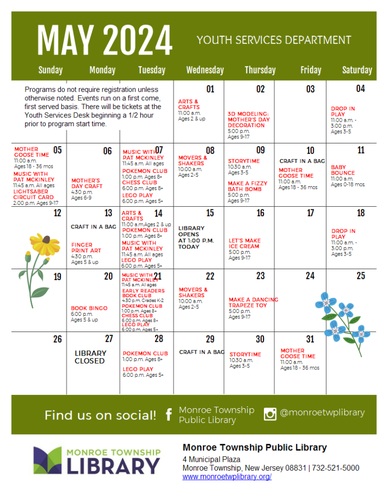 » Children’s Event Calendar