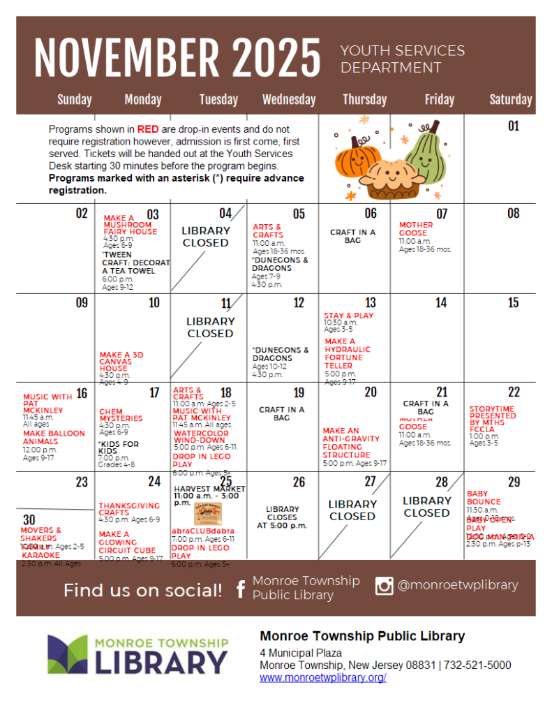 » Children’s Event Calendar